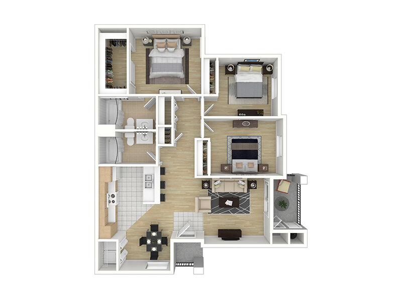 Apartments for Rent in Colorado Springs, CO | Floor Plans at Fountain ...